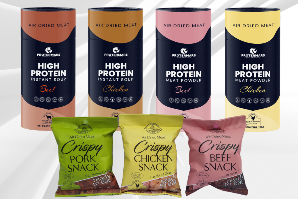 Contact //Protermas Snacks - meat snacks and meat powder