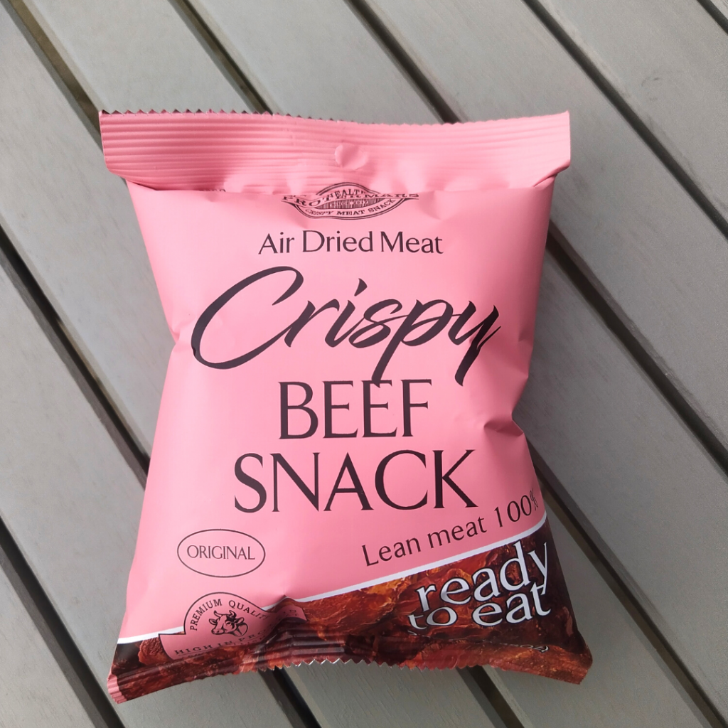 Beef Crisps //Protermas Snacks - meat crisps and meat powder