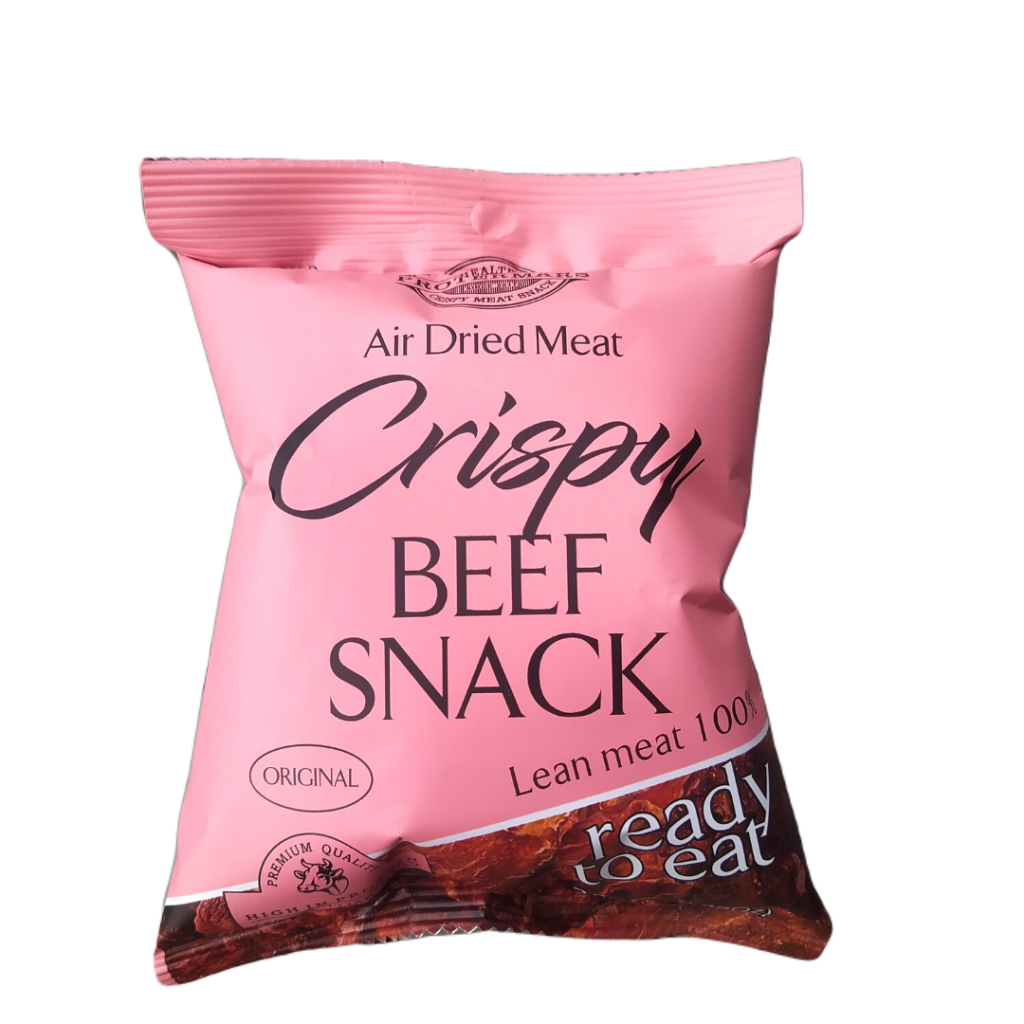 Beef Crisps //Protermas Snacks - meat crisps and meat powder